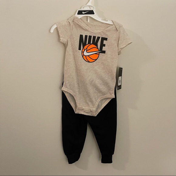 Nike | Matching Sets | 2 Month Onesie And Joggers Matching Set | Poshmark